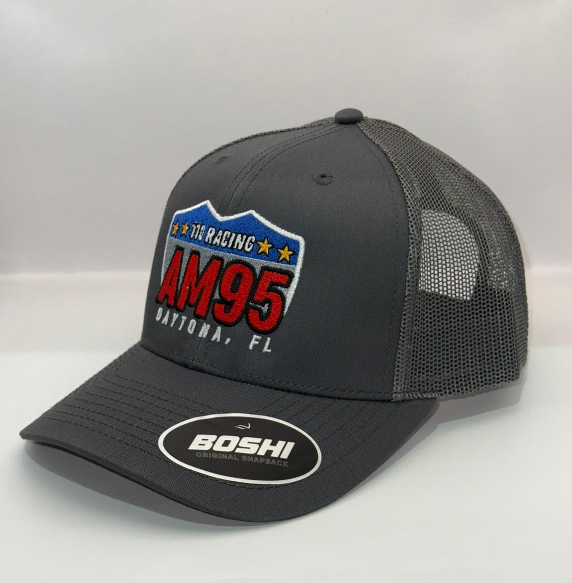 AM95 Red Cap - Grey – Cavern Menswear